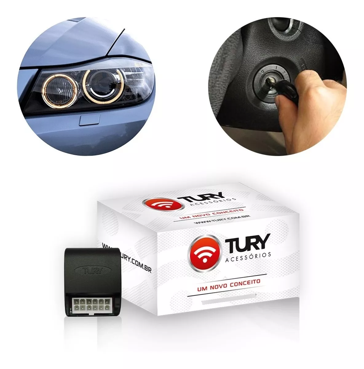 Módulo Iluminação Liga Farol Automático Tury Ac05 Universal - W16 Audio